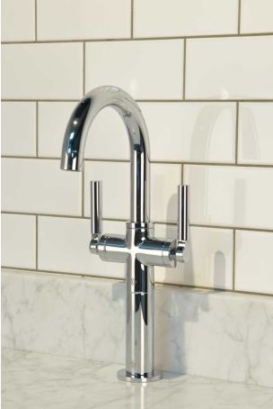 Monobloc Basin Mixer Tap - Deck Mounted - Metal Lever - available in a ...