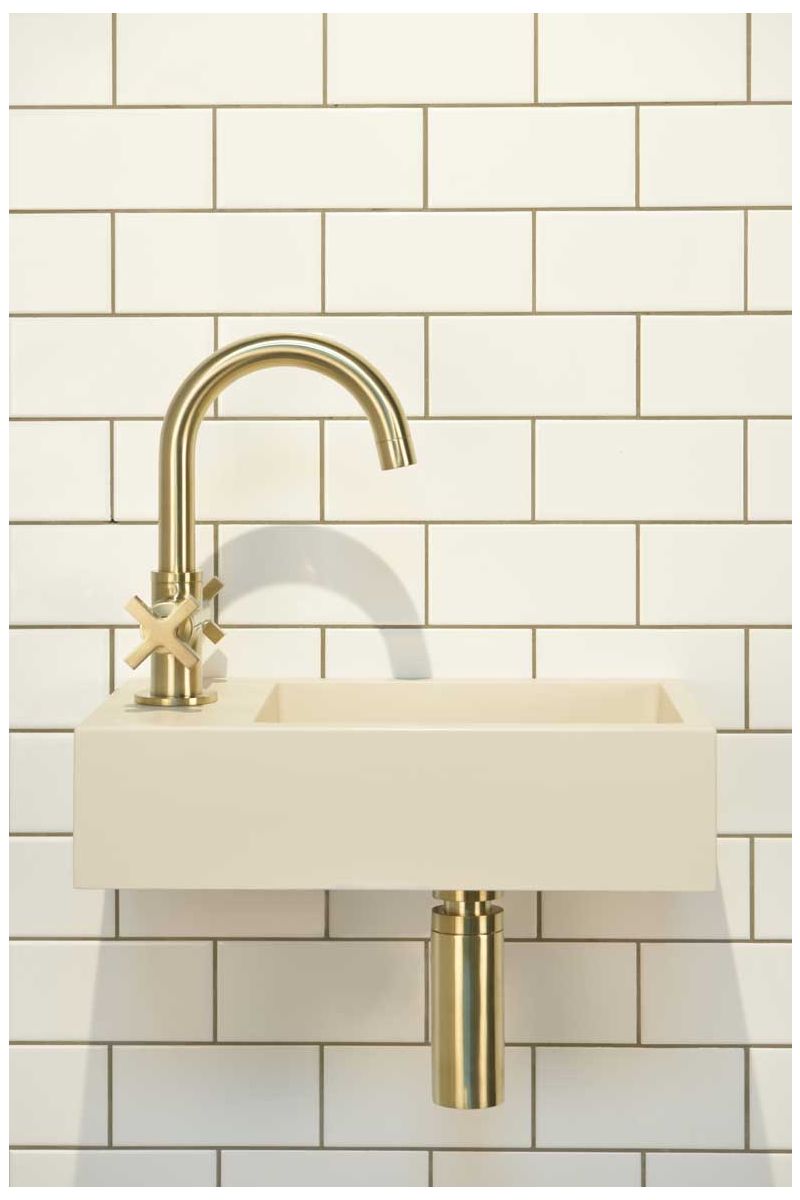 Marcel Rectangular Concrete Basin 1TH 40x23x10.5 - Freestanding - Linen ...