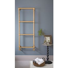 Vogue Ballerina Brass Base - Heating Only - Wall Mounted - Polished Brass