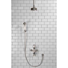 Calder Dual Outlet Shower Kit - Semi-Exposed Valve - 6 inch Rose ...