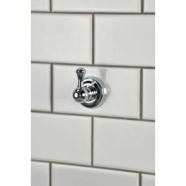 Traditional Single Robe Hook - Chrome