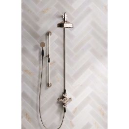 Calder Dual Outlet Shower Kit - Exposed Valve - Black Ceramic Lever ...