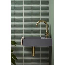 Marcel Rectangular Concrete Basin 1TH 40x23x10.5 - Freestanding - Cool Grey