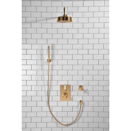 Elbe - Concealed Shower Set + Diverter - Hook Mount - 500mm Shower Arm ...