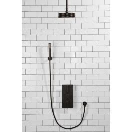 Elbe Dual Outlet Shower Kit - Concealed Valve - Ceiling Mounted Rose ...