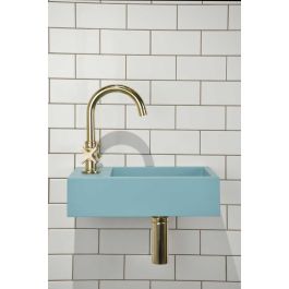 Marcel Rectangular Concrete Basin 1TH 40x23x10.5 - Freestanding ...